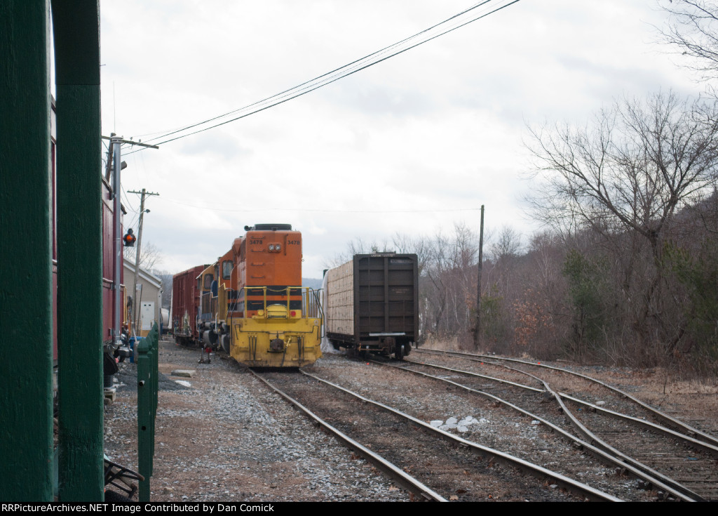 NECR 3478 Switches Palmer Yard